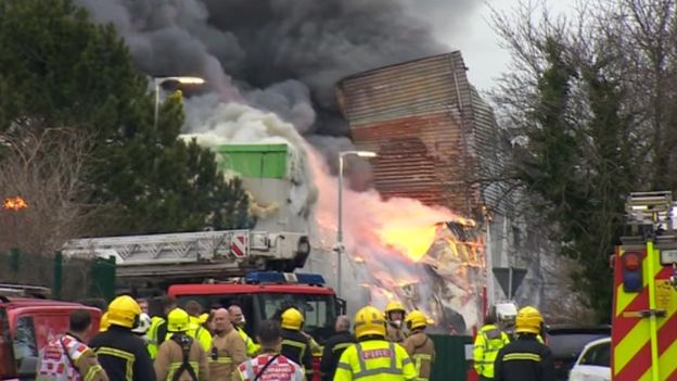 Ocado modern warehouse fire – Ifea